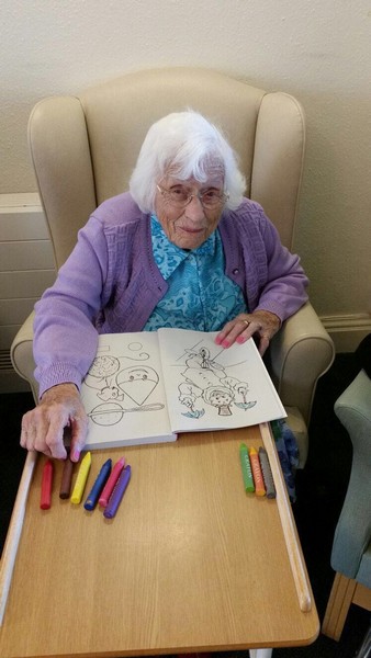 Afternoon of Drawing and Colouring at Ambleside Residential Care Home ...